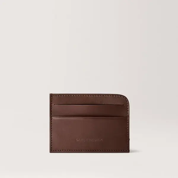 CARL FRIEDRIK Hatton Cardholder - Chocolate