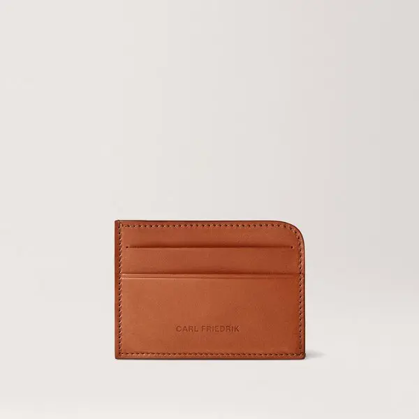 CARL FRIEDRIK Hatton Cardholder - Cognac