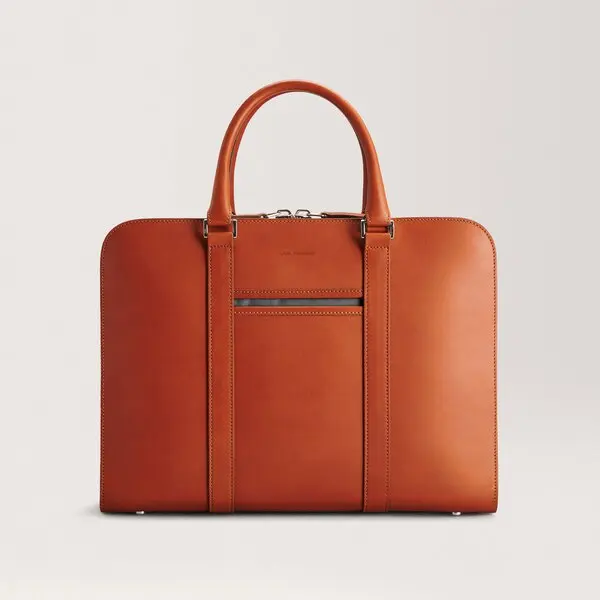 CARL FRIEDRIK Palissy Briefcase - Cognac