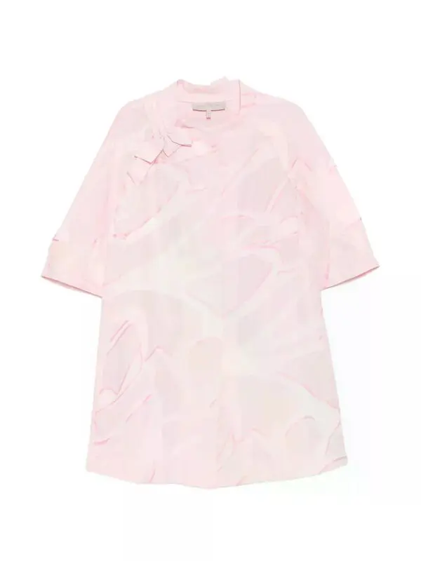Shiatzy Chen Jacquard Coat - Pink