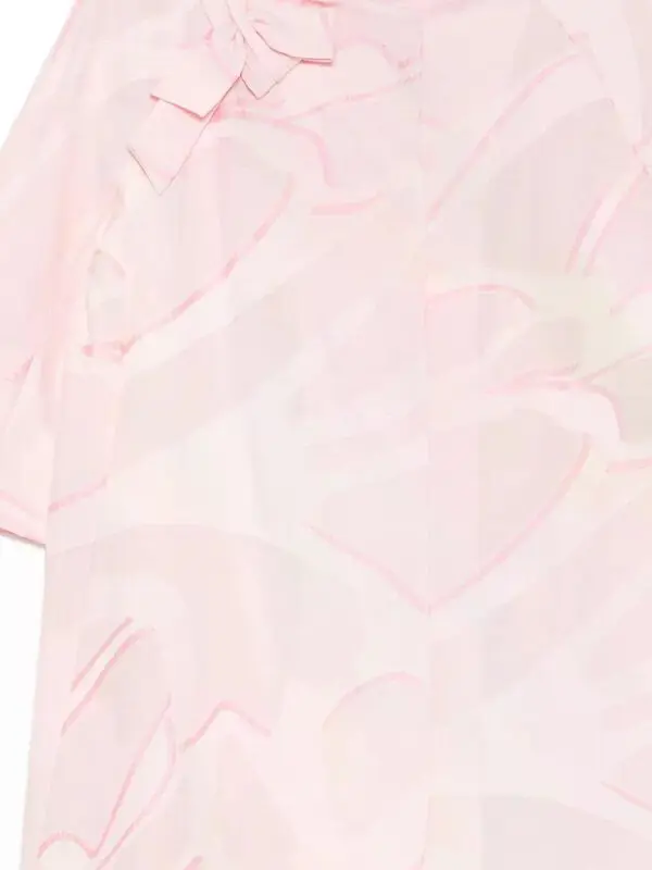 Shiatzy Chen Jacquard Coat - Pink