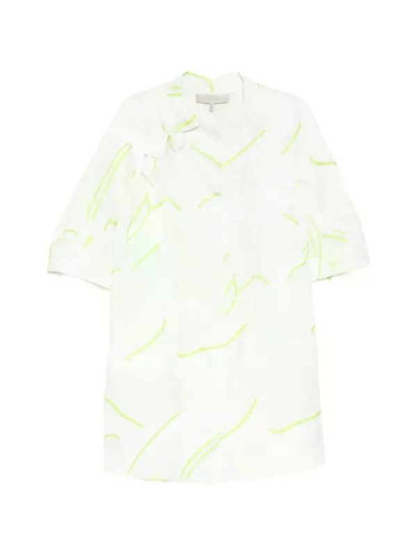Shiatzy Chen Jacquard Coat - White