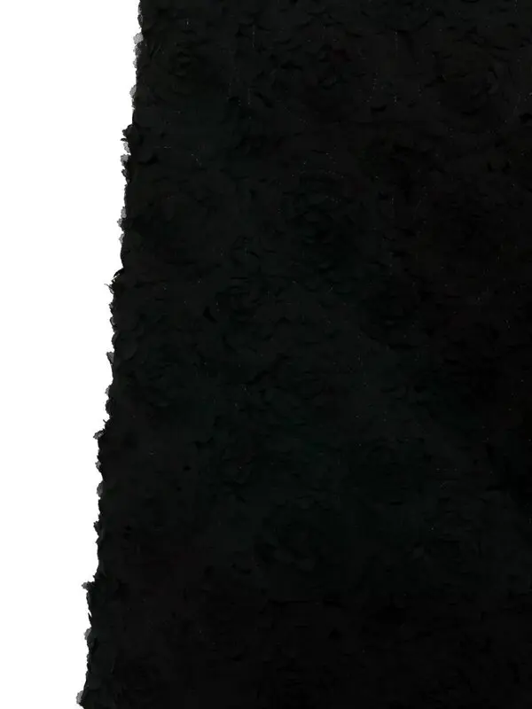 Shiatzy Chen Floral 3d Pencil Skirt - Black