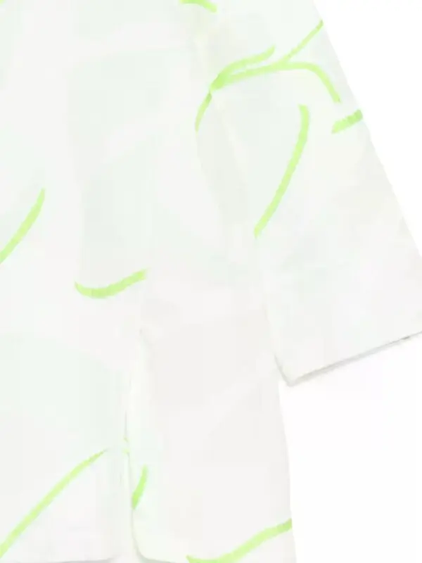 Shiatzy Chen Stand-collar Jacquard Jacket - White
