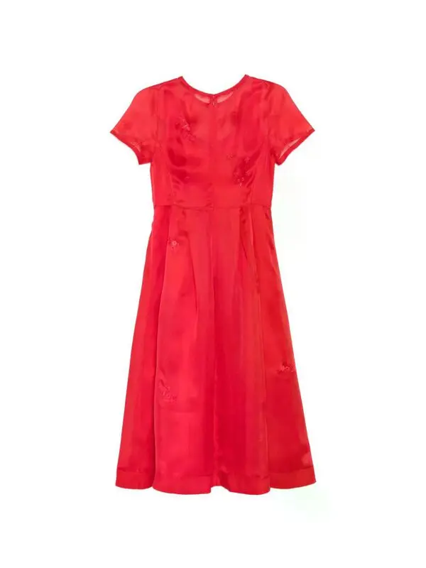 Shiatzy Chen Embroidered Midi Dress
