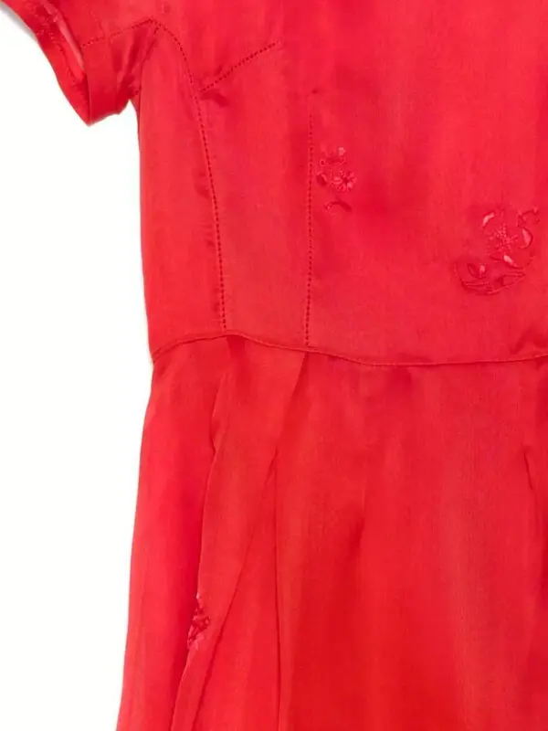 Shiatzy Chen Embroidered Midi Dress