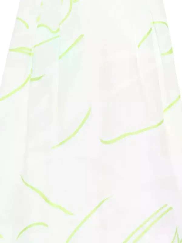 Shiatzy Chen Jacquard Midi Dress