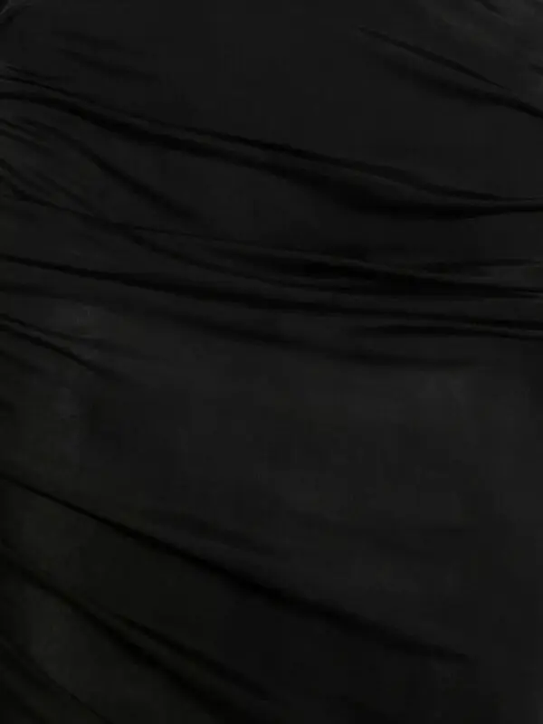 Rick Owens Edfu Gathered Midi Skirt