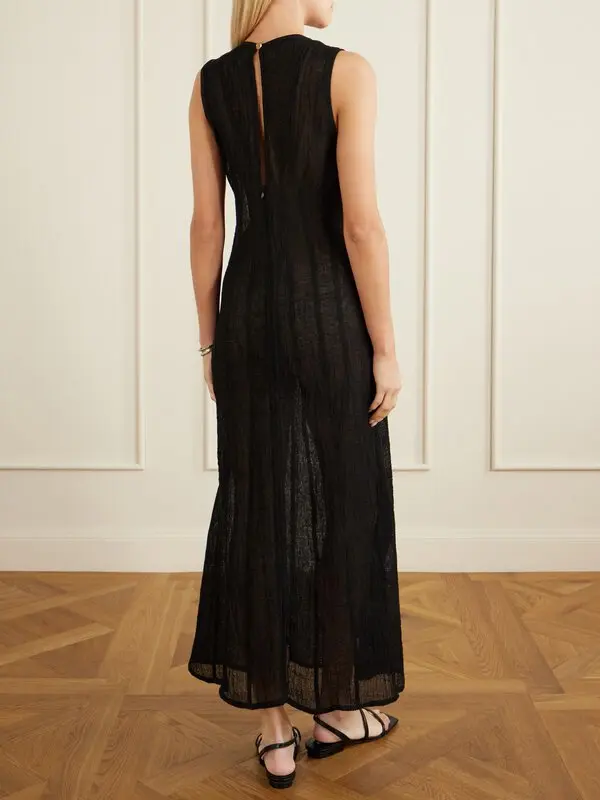 Le Kasha Dahkla" Linen Maxi Dress