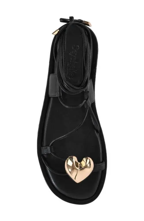 Seychelles Ankle Wrap Sandal - Black