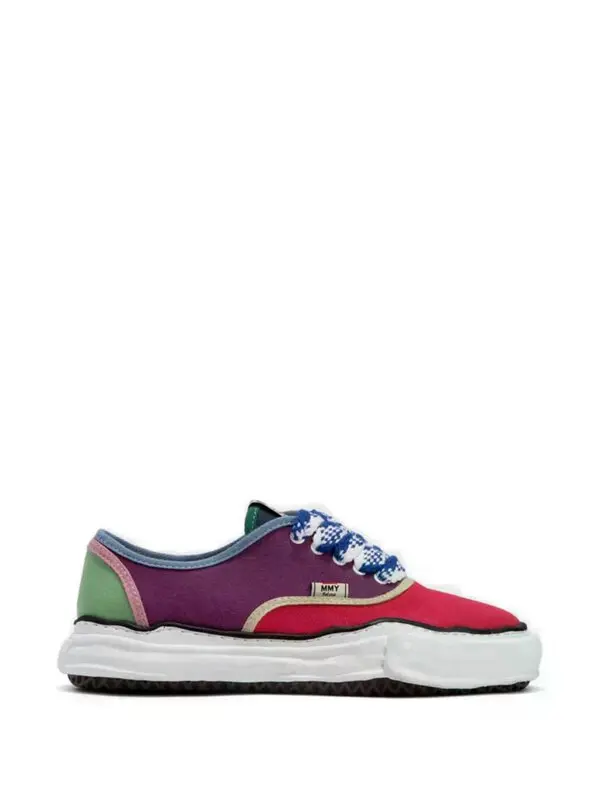 Mihara Yasuhiro Colour-block Lace-up Sneakers - Red