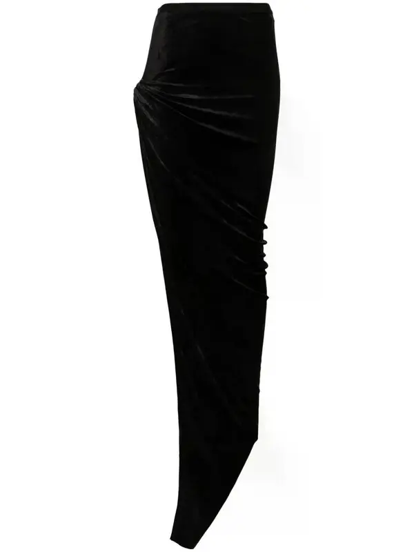 Rick Owens Twist Edfu Maxi Skirt