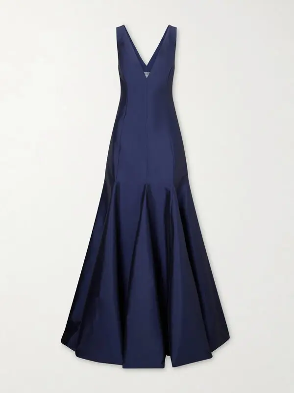 Bernadette Aurelia Paneled Gown - Blue