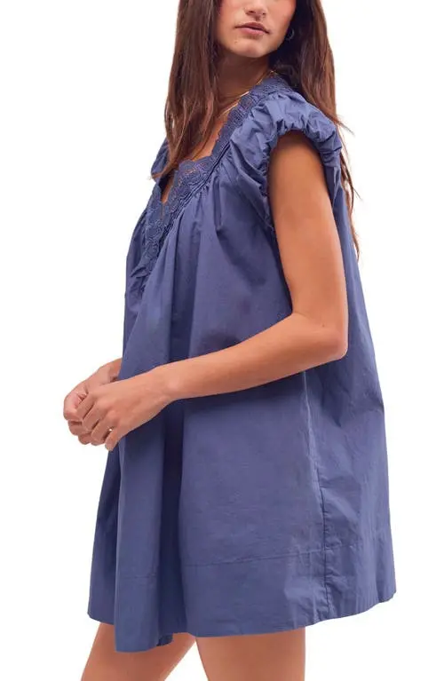 Free People Sundazed Mini Dress - Night Shadow
