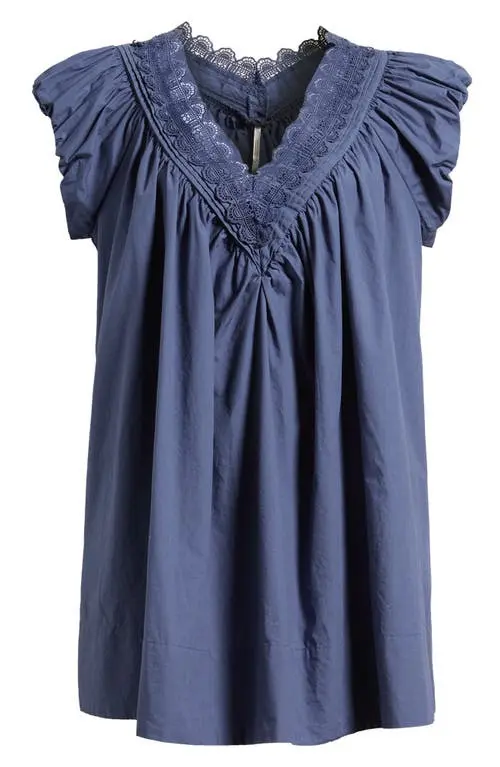 Free People Sundazed Mini Dress - Night Shadow
