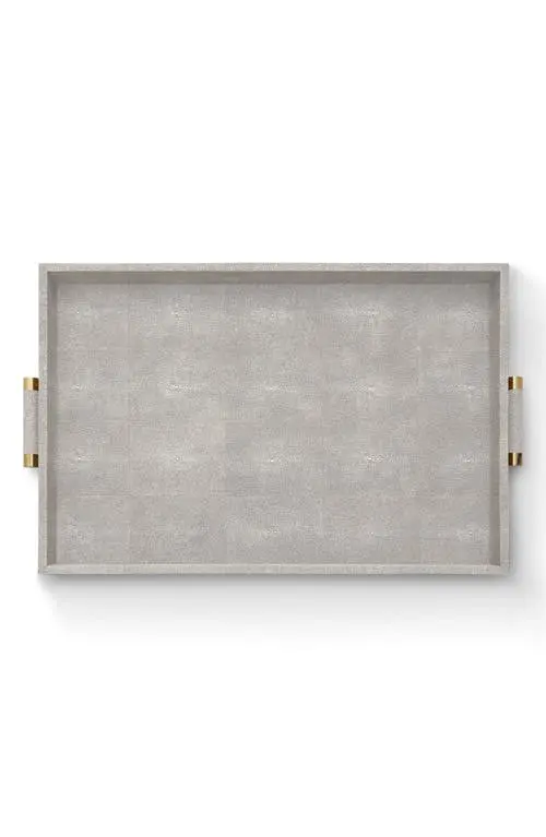 Aerin Modern Faux Shagreen Serving Tray