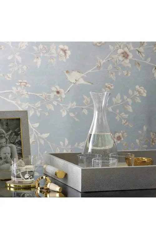 Aerin Modern Faux Shagreen Serving Tray
