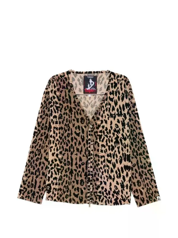 A BATHING APE X Kazuki Kuraishi Leopard-pattern Jacket
