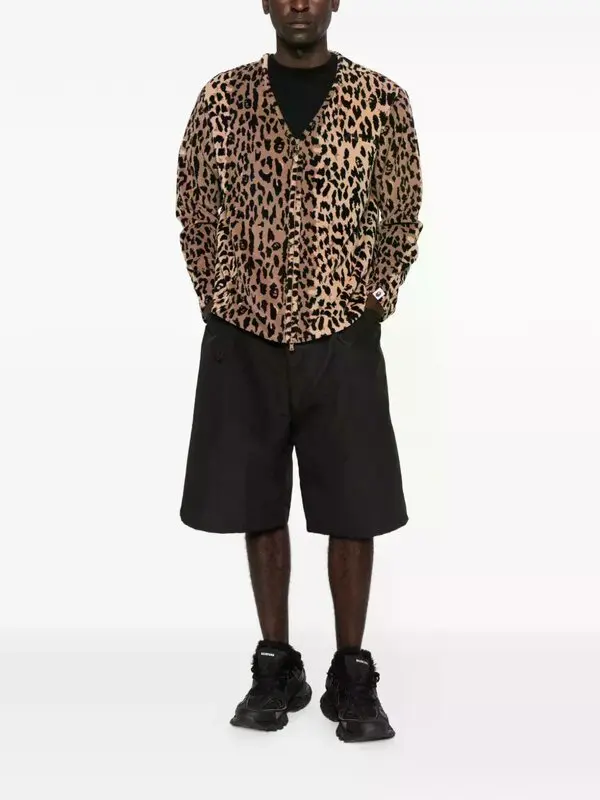 A BATHING APE X Kazuki Kuraishi Leopard-pattern Jacket
