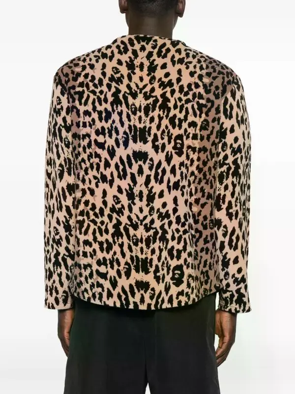 A BATHING APE X Kazuki Kuraishi Leopard-pattern Jacket