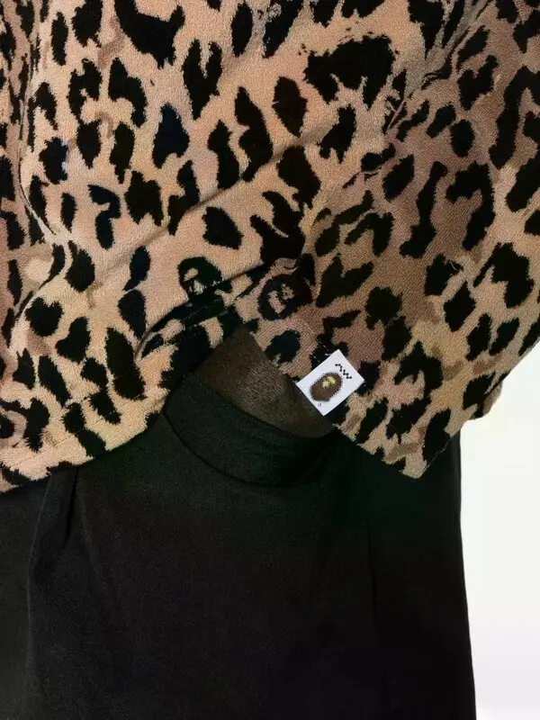 A BATHING APE X Kazuki Kuraishi Leopard-pattern Jacket