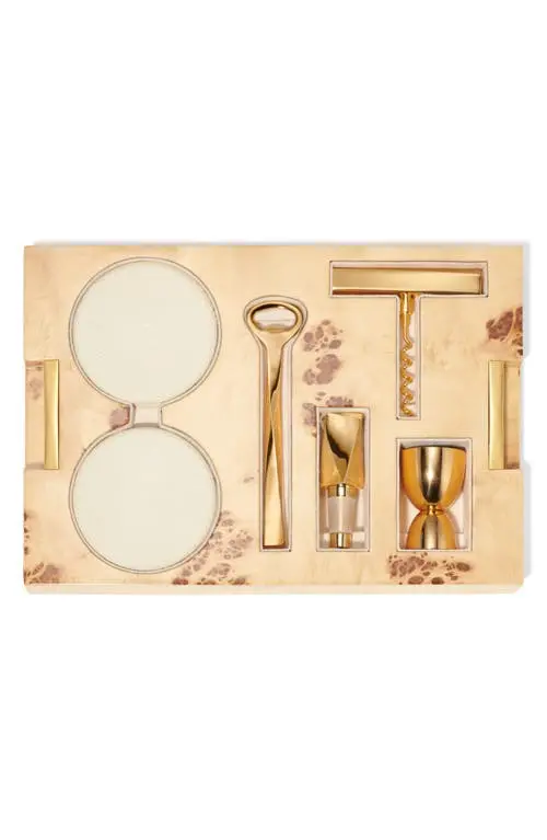 Aerin 21-piece Faux Shagreen Bar Set