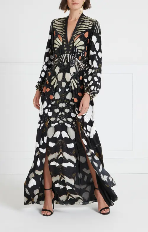 TEMPERLEY LONDON Emperor Gown - Black
