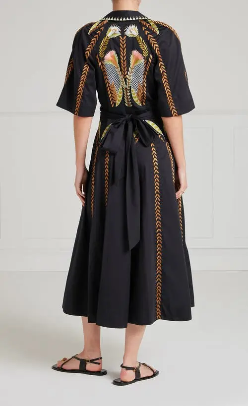 TEMPERLEY LONDON Juniper Wrap Dress - Black