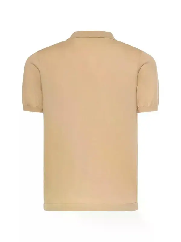 MC2 SAINT BARTH Short-sleeve Polo-collar T-shirt - Neutrals