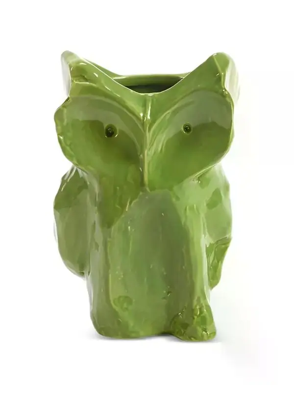 SERAX After Midnight Owl-motif Vase - Green