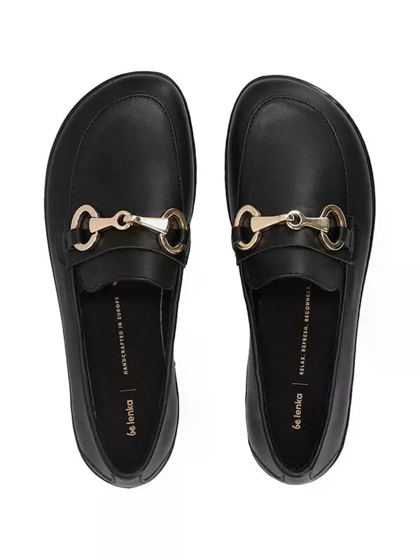 BE LENKA Horsebit Leather Loafers