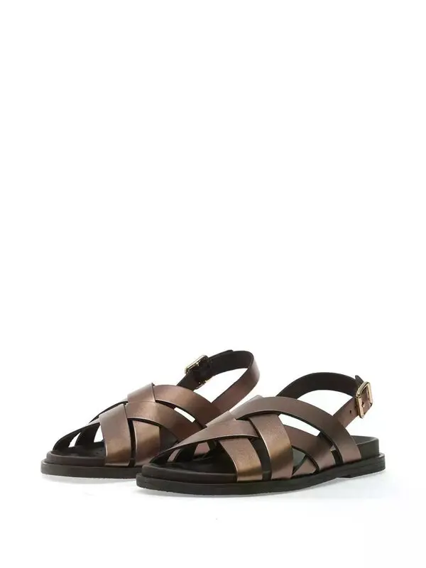 Geox Adelash Crossover-strap Sandals - Brown