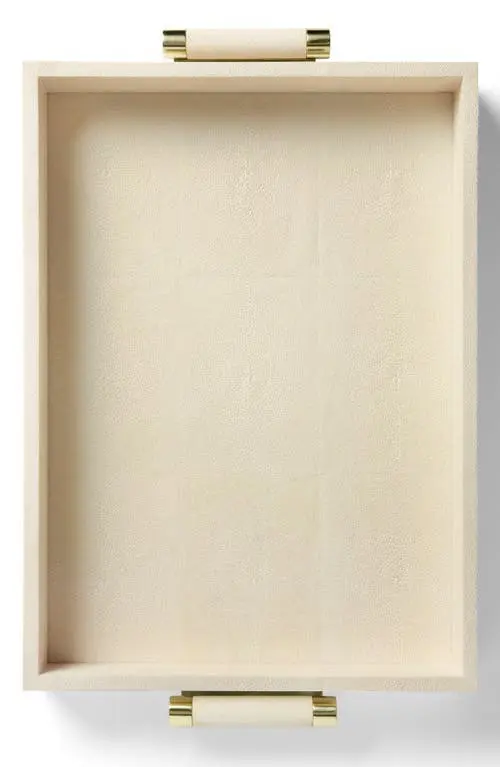 Aerin Classic Faux Shagreen Serving Tray