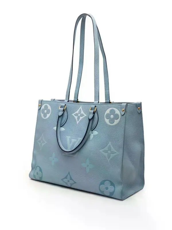 LOUIS VUITTON 2021-2026 Monogram Empreinte Giant The Pool Onthego Mm Satchel - Blue