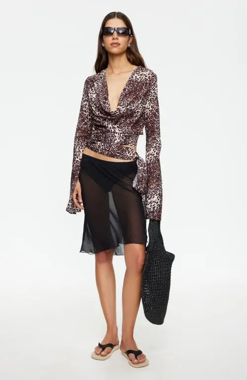 Lioness Daze Cowl Neck Crop Top