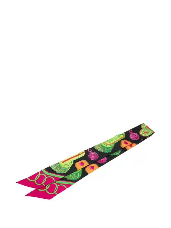 Hermès 2000-2025 Epaulettes De Gala Silk Twilly Scarf Scarves