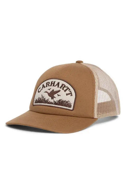 Carhartt Work In Progress Take Off Trucker Hat - Stone
