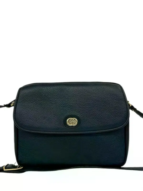 Gucci Leather Interlocking G Crossbody Bag