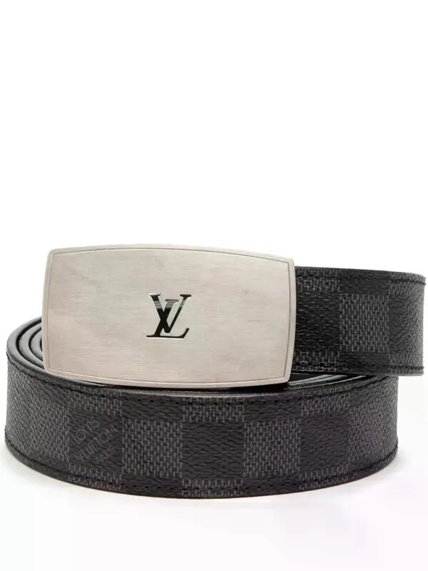 LOUIS VUITTON Damier Graphite Ceinture Belt - Black