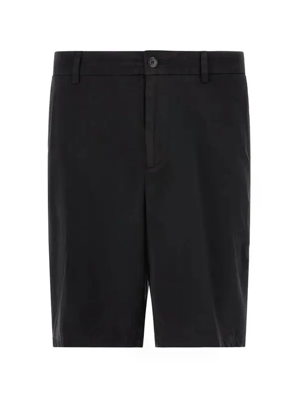 BOSS Logo-patch Bermuda Shorts - Black