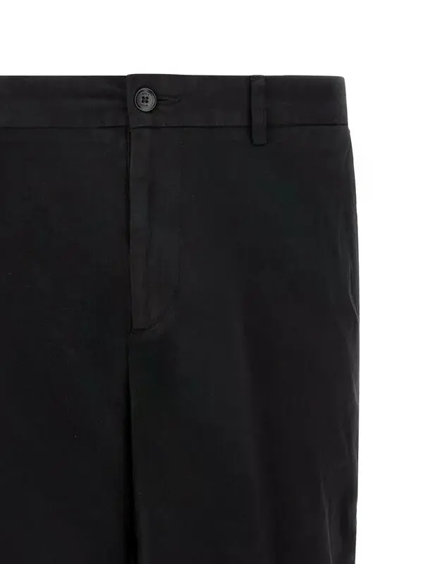 BOSS Logo-patch Bermuda Shorts - Black