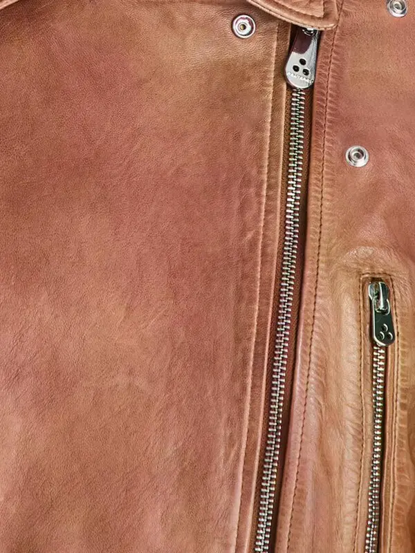Peuterey Asymmetric-zip Leather Jacket