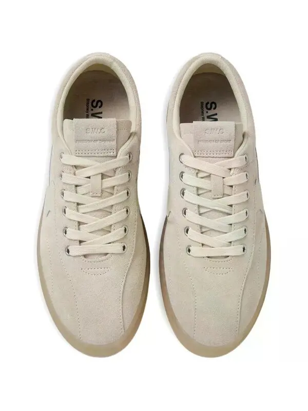 S.W.C STEPNEY WORKERS CLUB Surma S-strike Suede Sneakers - Neutrals