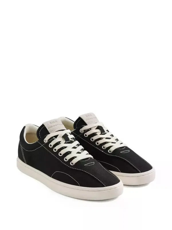 S.W.C STEPNEY WORKERS CLUB Surma Canvas Sneakers - Black
