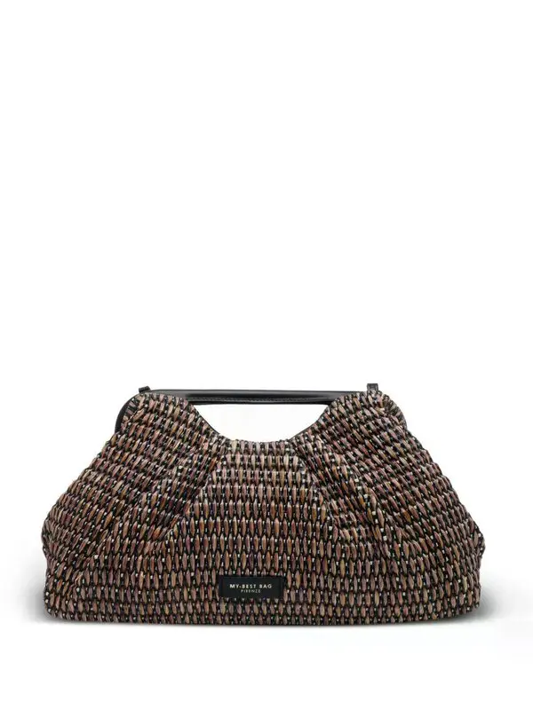 MY BEST BAG FIRENZE Firenze Raffia Clutch Bag
