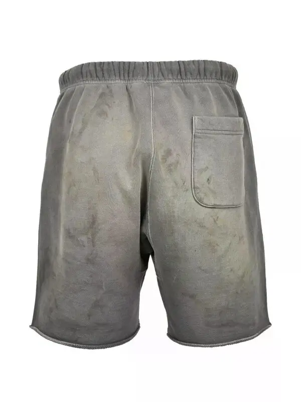 SAINT MXXXXXX Logo-print Track Shorts