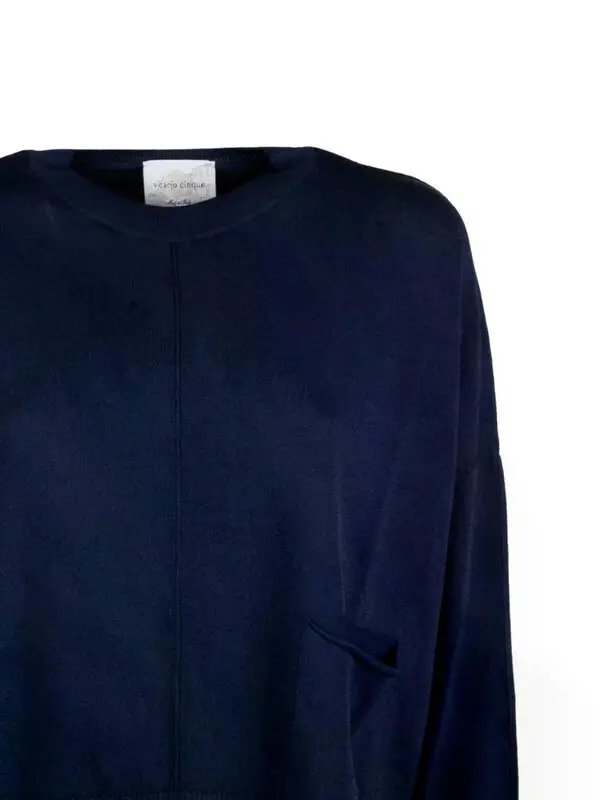 CINQUE Seam-detail Pocket Sweater