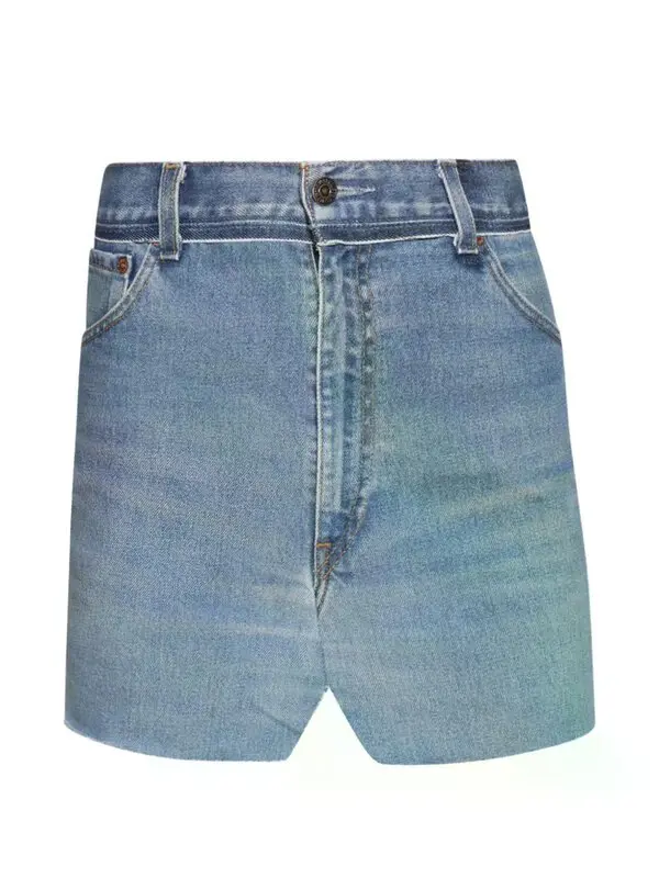 Vetements Cut-up Denim Skirt