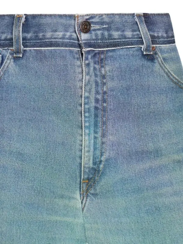 Vetements Cut-up Denim Skirt