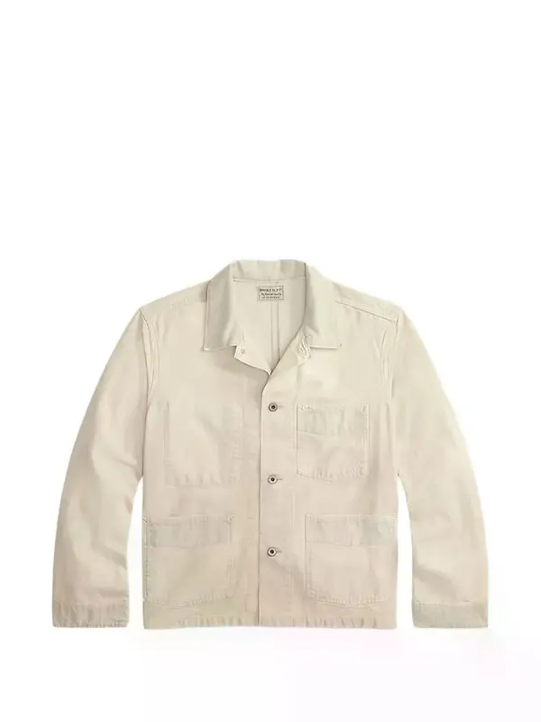 Ralph Lauren Corduroy Trimmed Selvedge Jacket - Neutrals